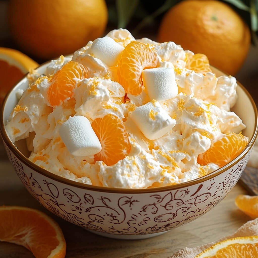 Easy No-Bake Orange Fluff Dessert for Every Occasion - RichSpoon