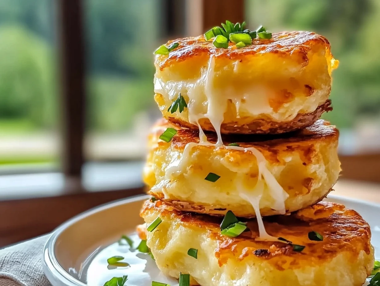 Cheesy Mashed Potato Puffs - RichSpoon