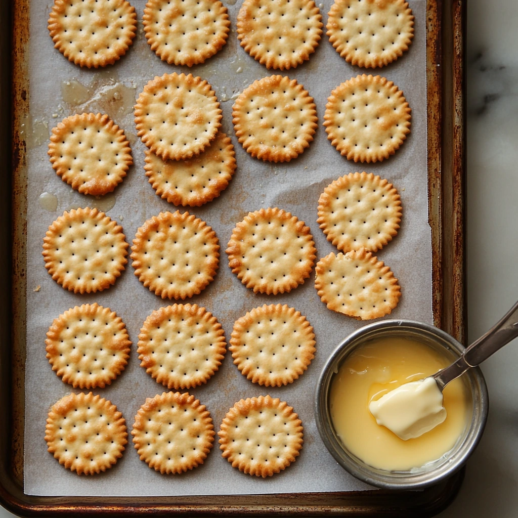 Garlic Ritz Snacks - RichSpoon