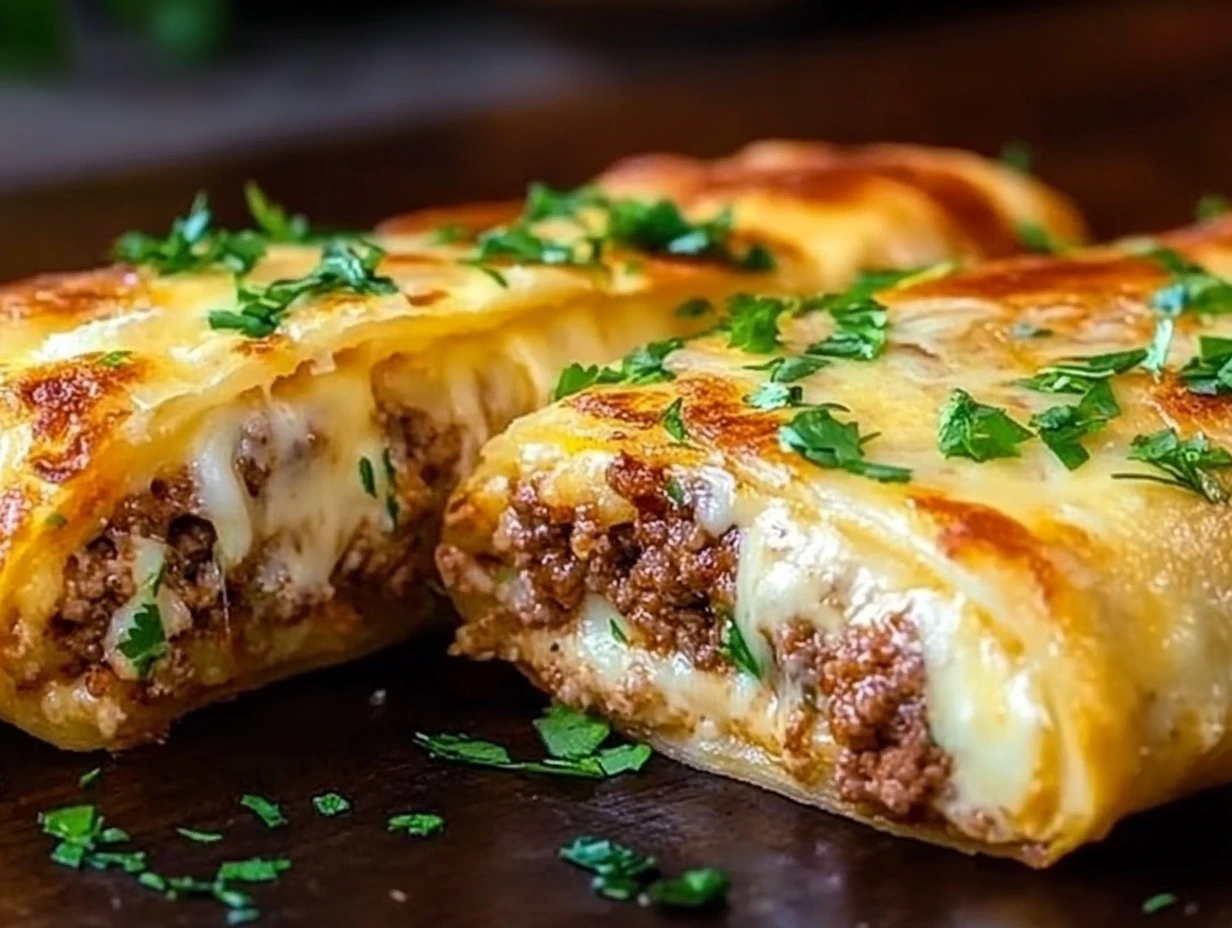 Tortilla Wraps with Ground Beef - RichSpoon