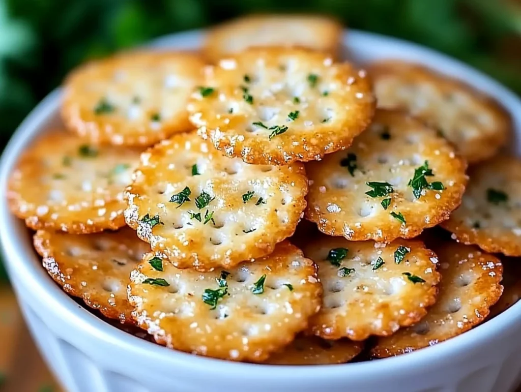 Garlic Ritz Snacks - RichSpoon