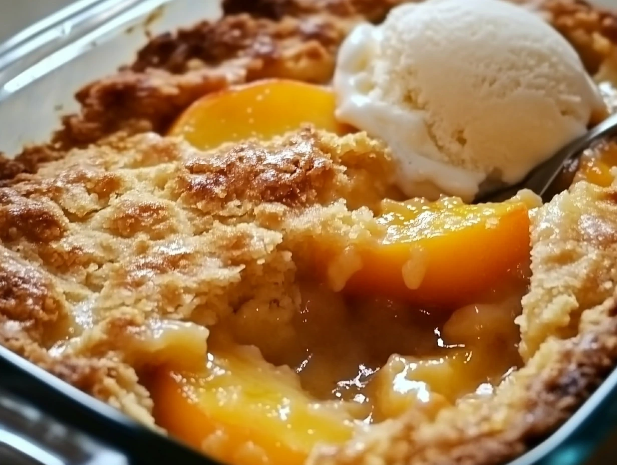 Peach Cobbler - RichSpoon