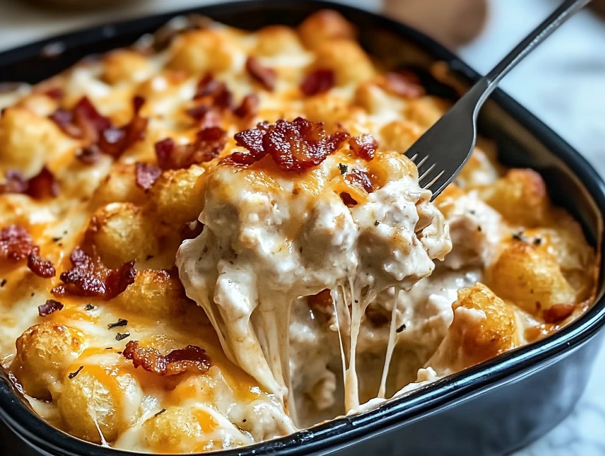 Chicken Turkey Bacon Crunch Casserole - RichSpoon