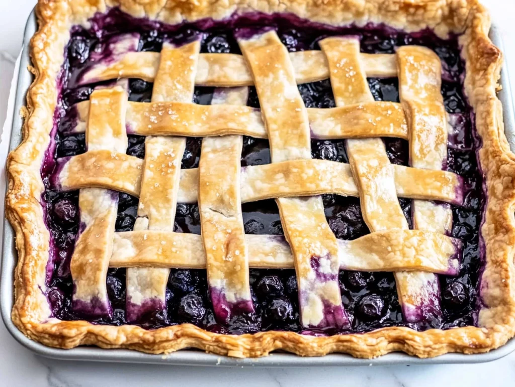 Blueberry Slab Pie - RichSpoon