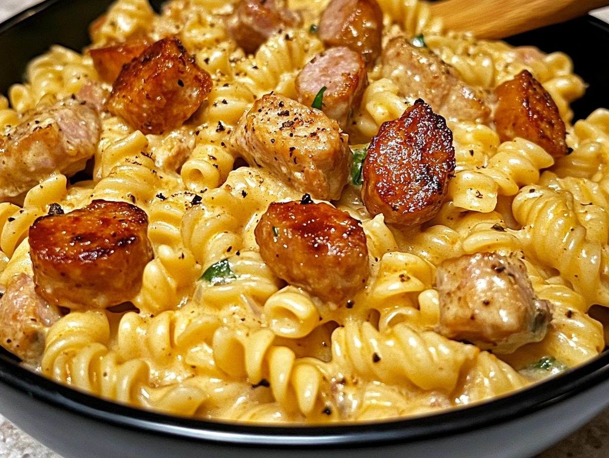 Creamy Pepper Jack Pasta with Chicken & Sausage - RichSpoon