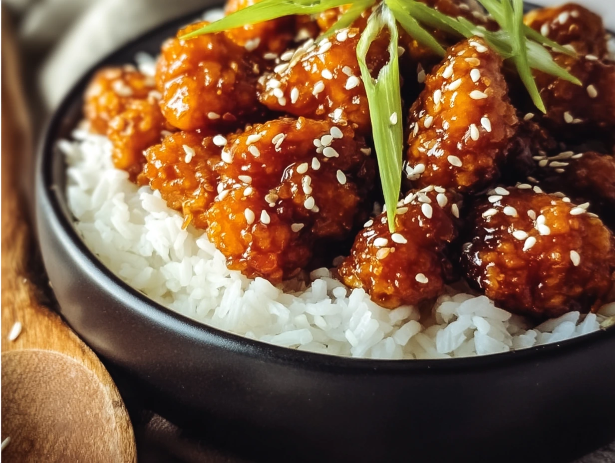 4 Ingredient Orange Chicken - RichSpoon
