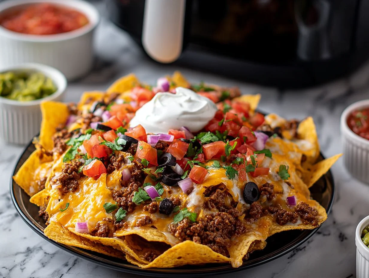 Air Fryer Nachos - RichSpoon