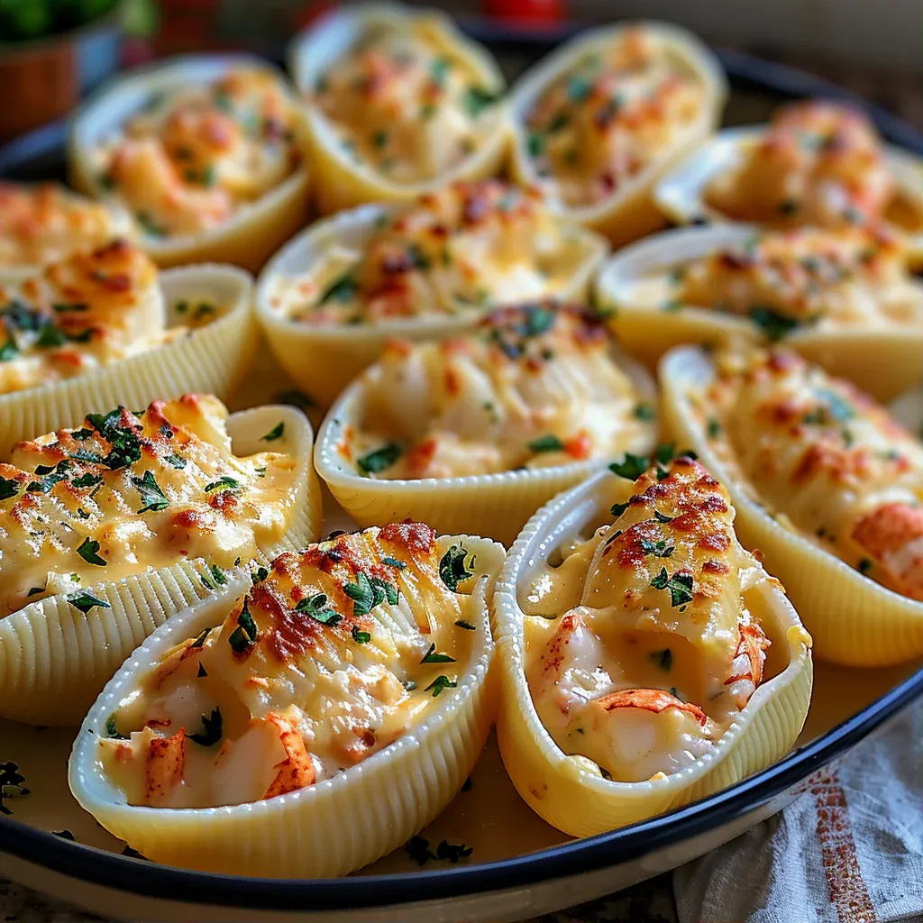 Creamy Seafood Stuffed Shells (Baked Pasta Perfection)